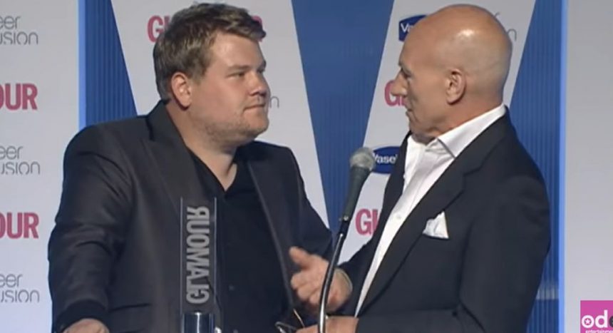 Patrick Stewart fat-shamed James Corden, referring to his 'belly' in awkward row - Uk Observer News